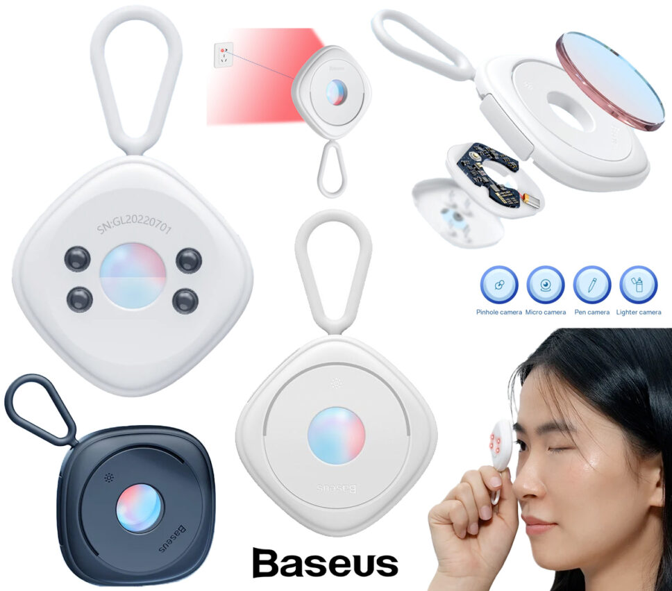 Detector de Câmeras Escondidas Baseus Heyo Anti-Peeping - Digital Drops ...